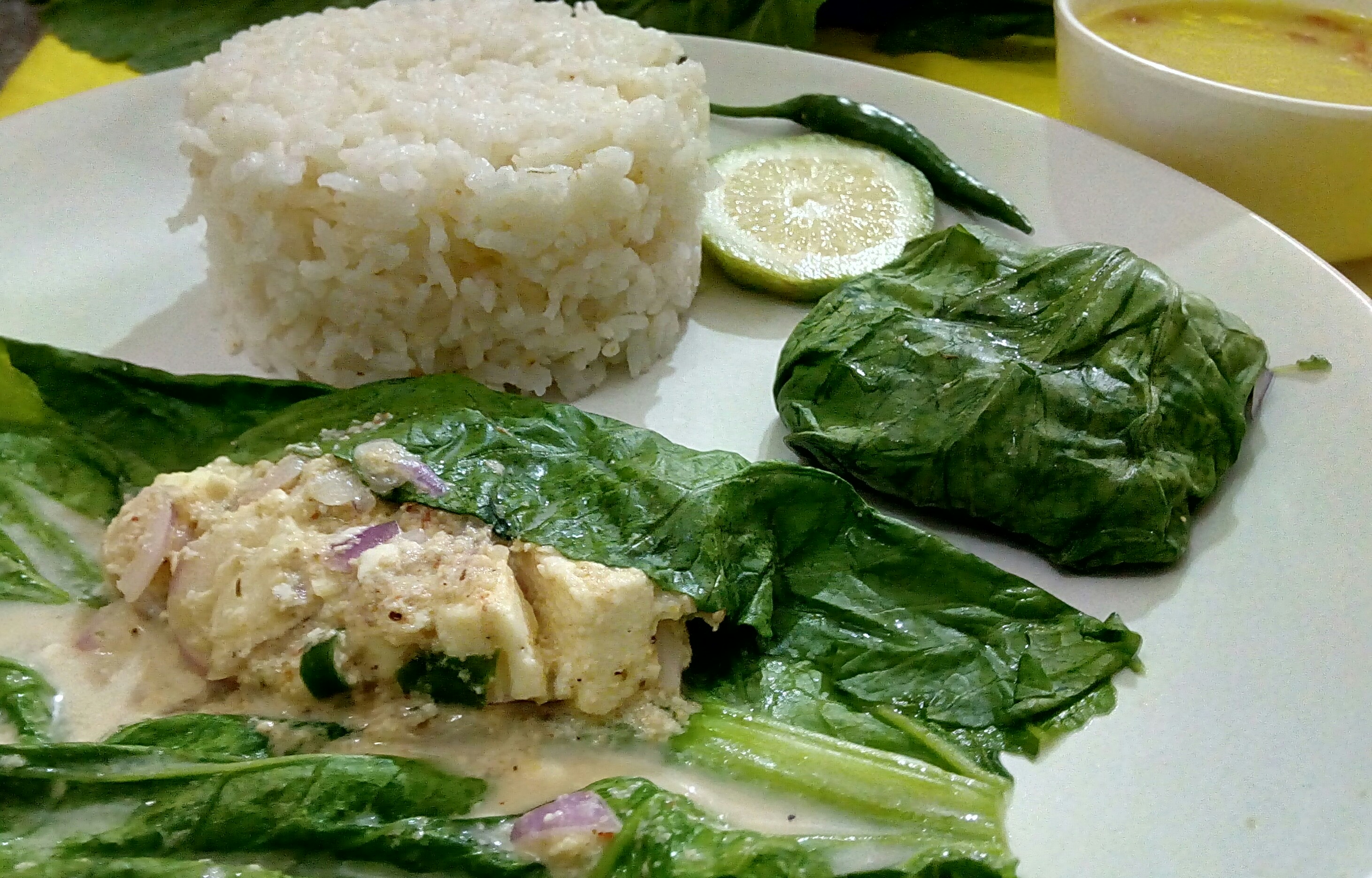 Steamed Lai paata parcels – FOODIESTREASURE