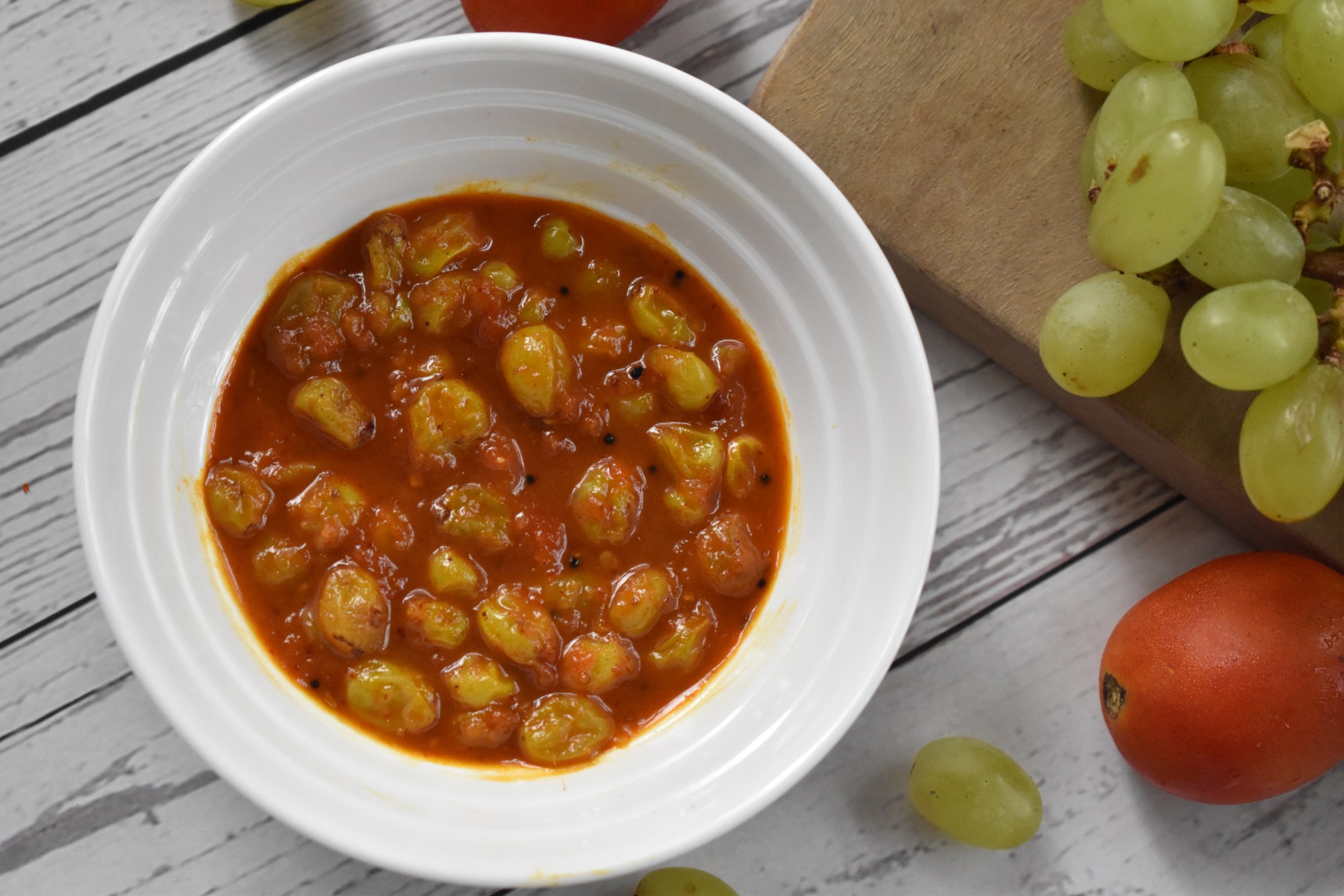 Grape Tomato Chutney : a sweet & sour summer delight – FOODIESTREASURE