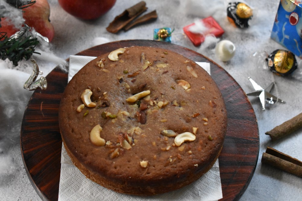 Apple Cinnamon Eggless Millet Cake – FOODIESTREASURE
